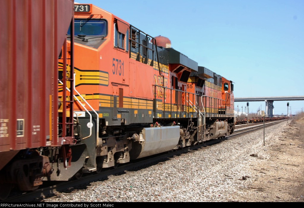 BNSF 4355 & 5731